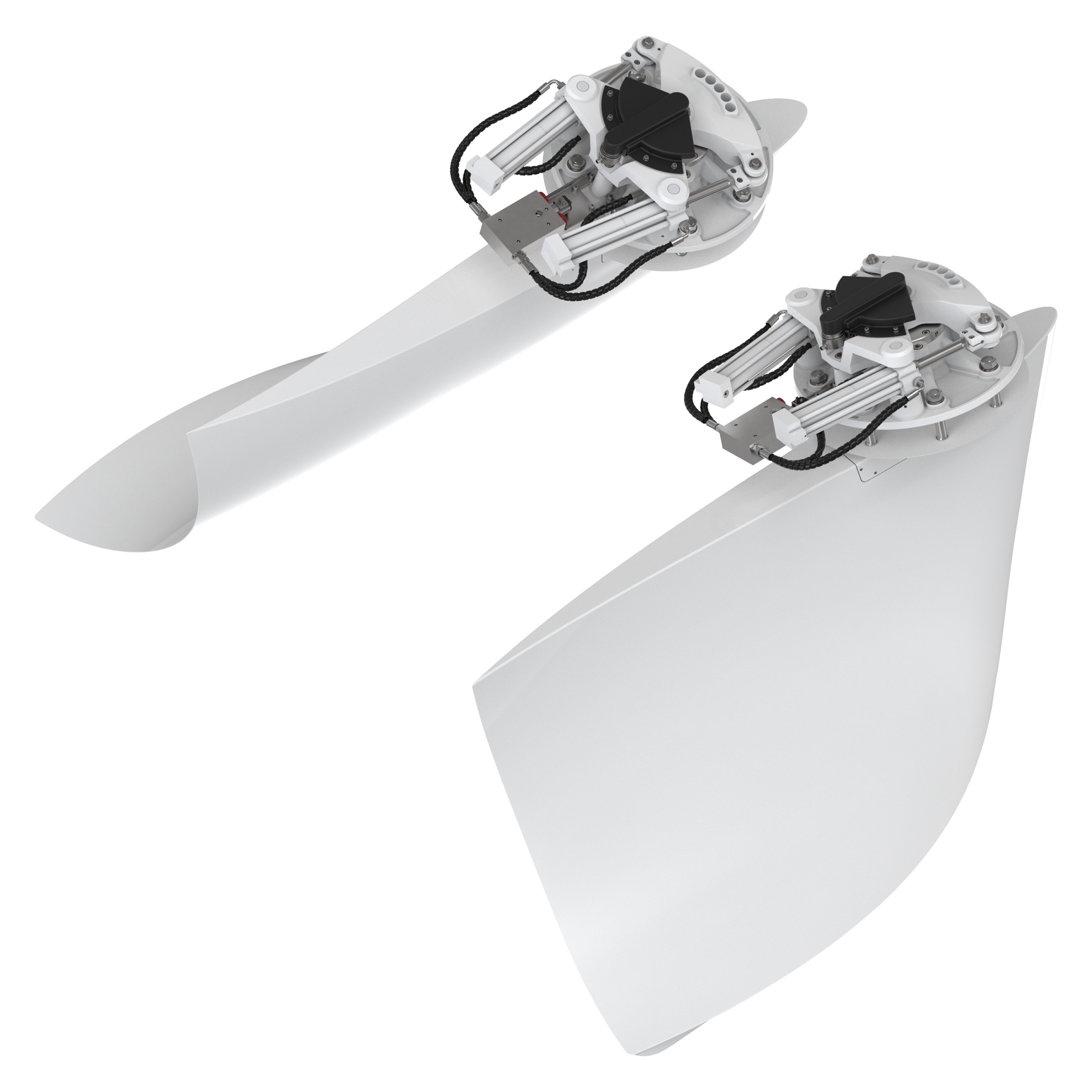 Hydraulic actuator kit for Vector fins VFS1450/VFS1650 for alu/steel ...