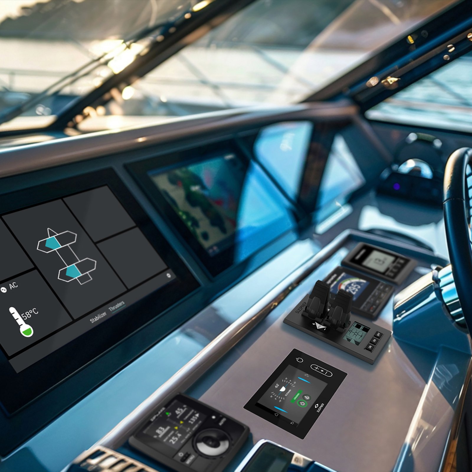 Stabilizer control panel - Sleipner Group