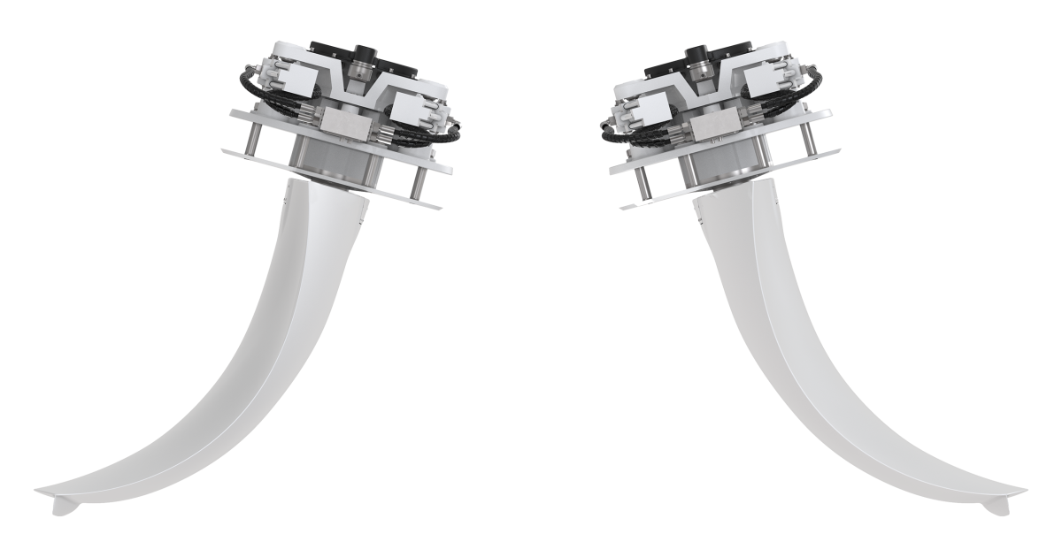 Vector Fins™ 1,65m² for hydraulic actuator SPS93/94 high speed priority ...