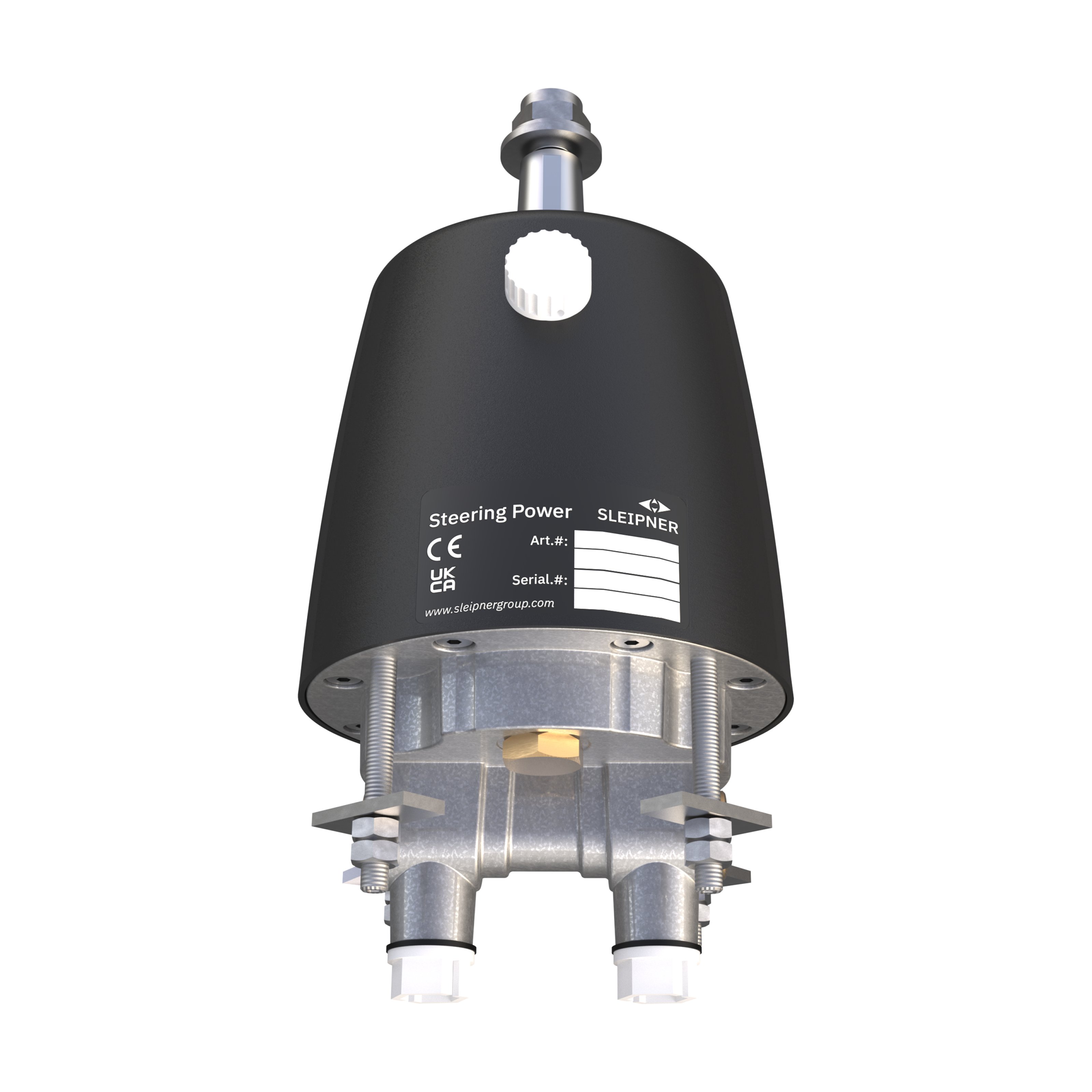 Helm pump, hydraulic steering 26cm³ flush mount - Sleipner Group