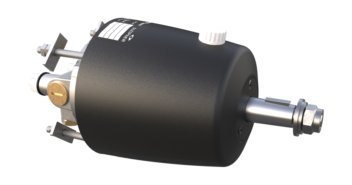 Helm pump, hydraulic steering 26cm³ flush mount - Sleipner Group