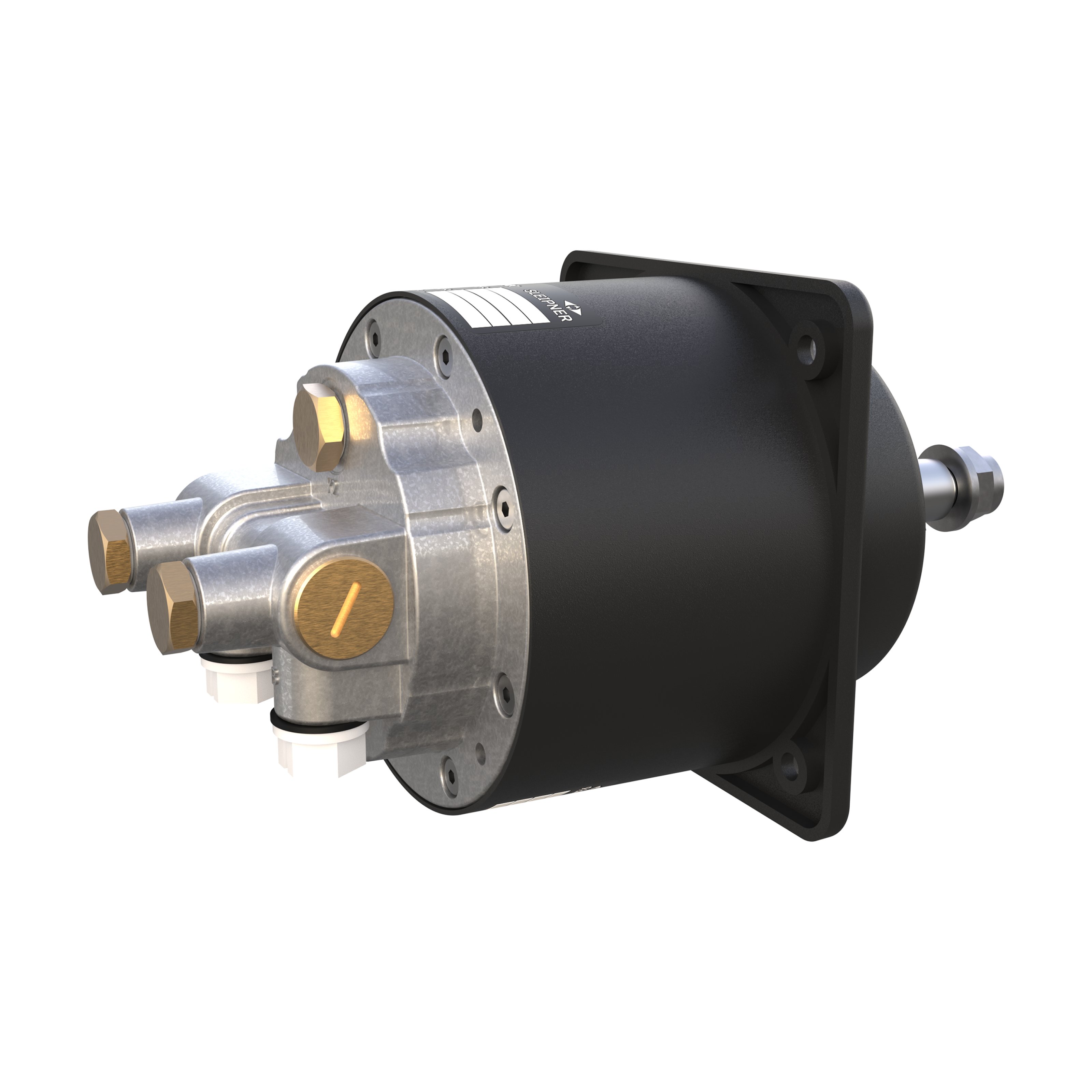 Helm pump, hydraulic steering 26cm³ with flange - Sleipner Group