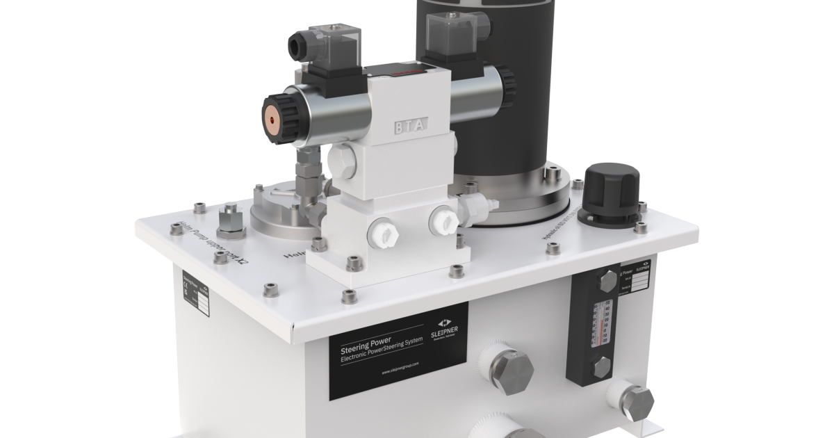 Power steering PS600 4,3l/min 24V DC - Sleipner Group