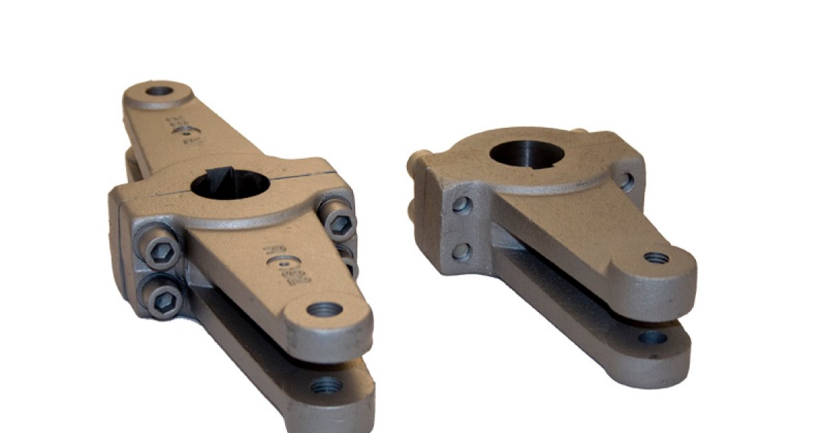 Rudder tiller arm shaft Ø70mm bolt Ø20mm, dual - Sleipner Group