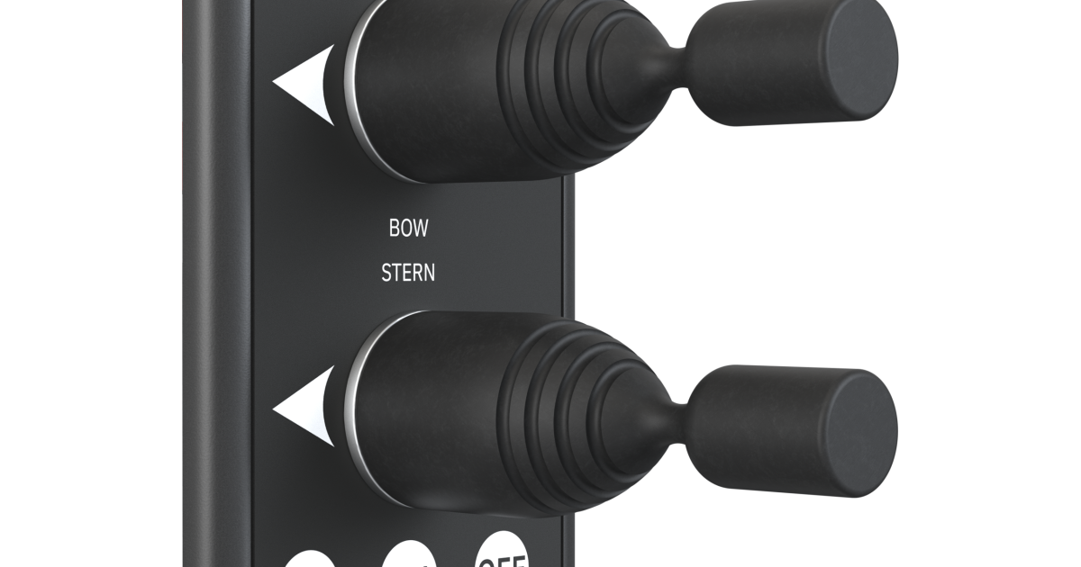 Control panel for bow/stern thruster, dual joystick - Sleipner Group