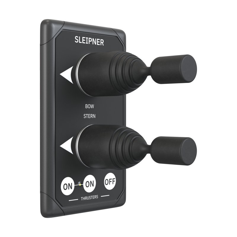 Control panel for bow/stern thruster, dual joystick - Sleipner Group
