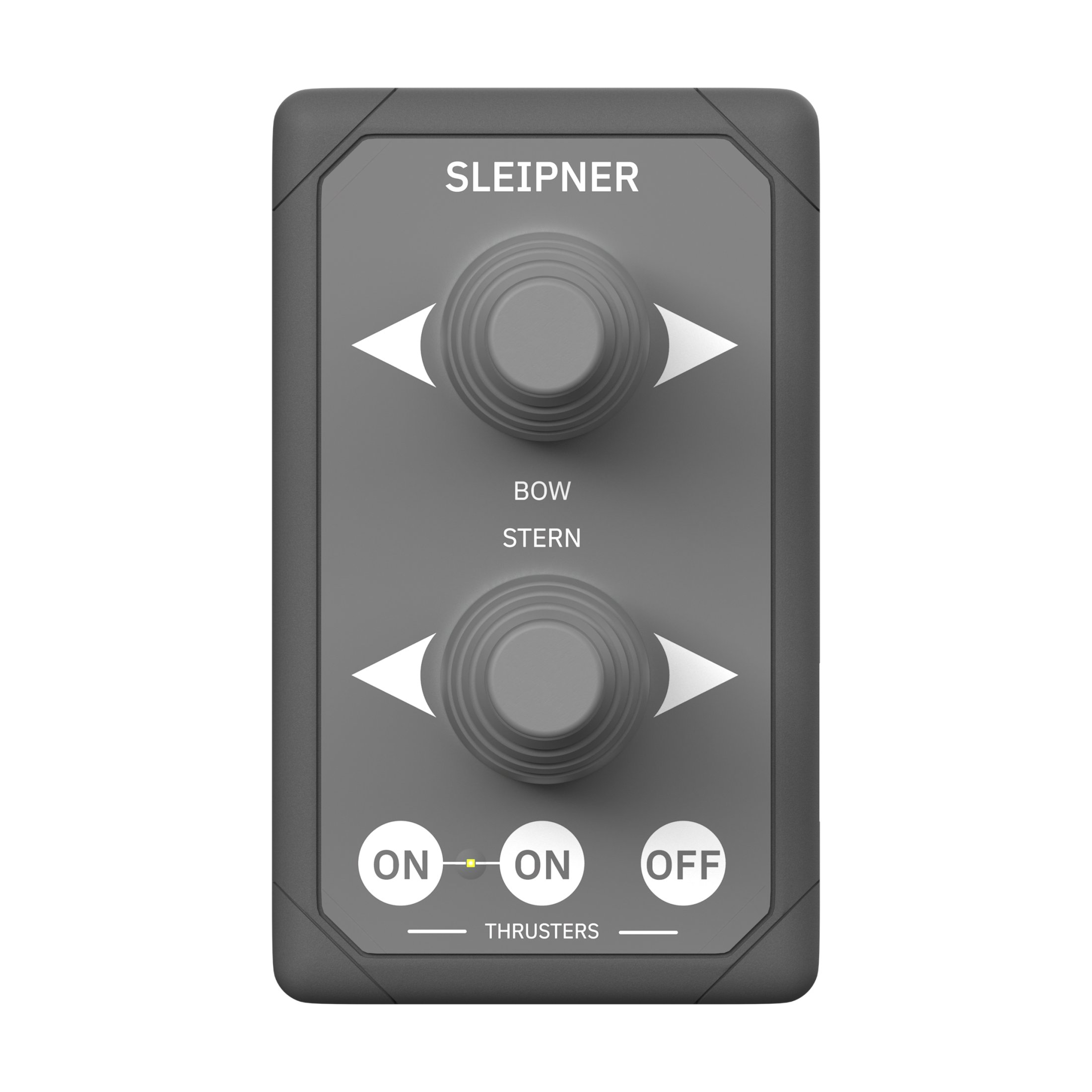 Control panel for bow/stern thruster, dual joystick - Sleipner Group