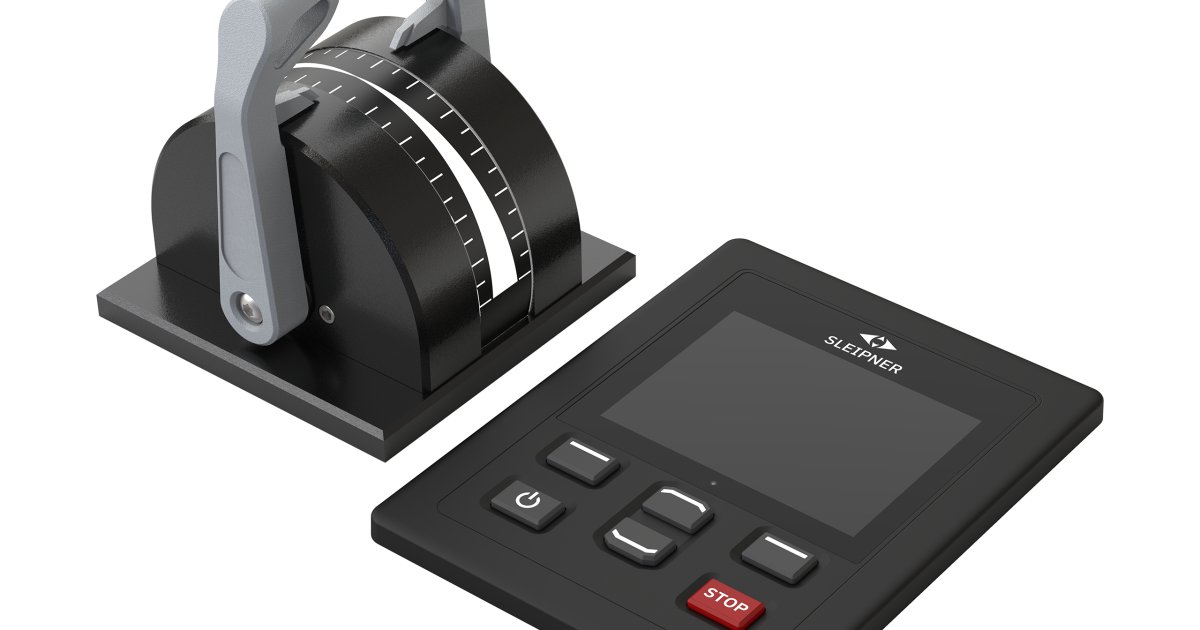 Control panel for thruster, S-Link™, dual lever, color LCD touch