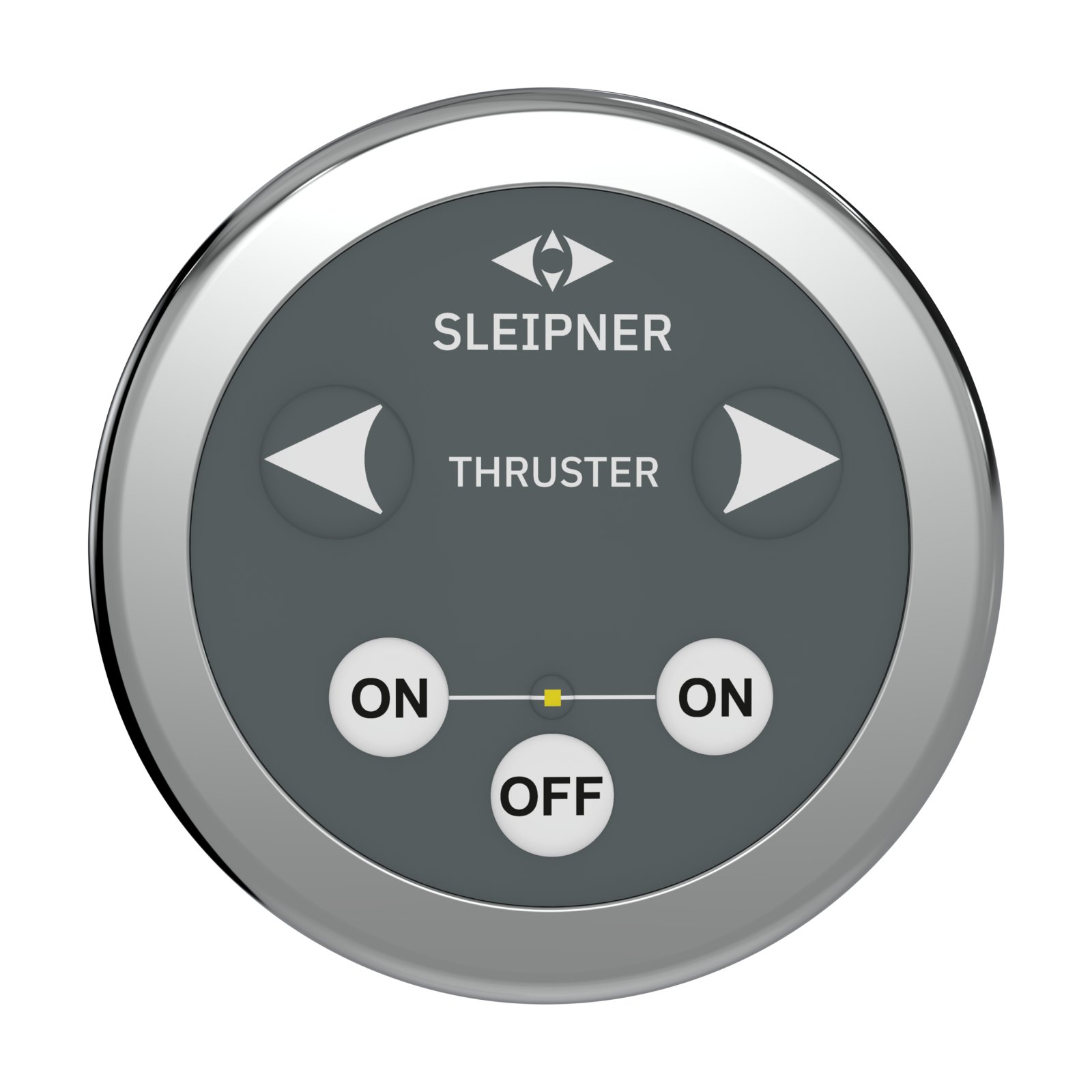 Control panel for bow thruster, round design, touch - Sleipner Group