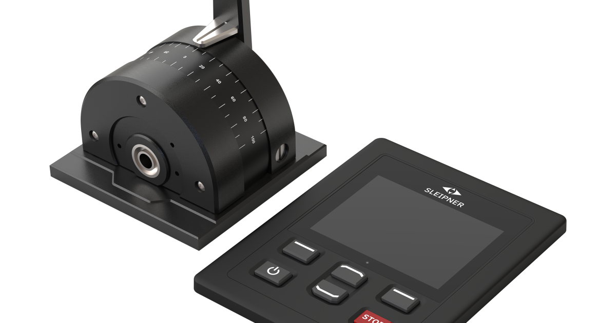 Control panel for thruster, S-Link™, single lever, color LCD touch ...