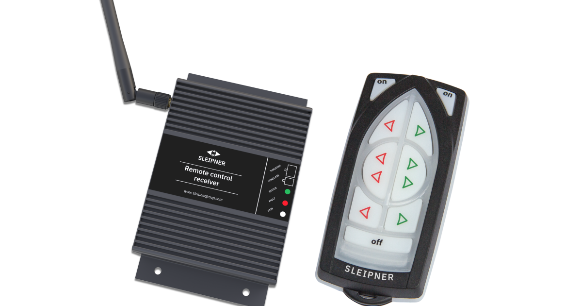 Remote control kit for bow & stern thruster, 12/24V, EU - Sleipner Group