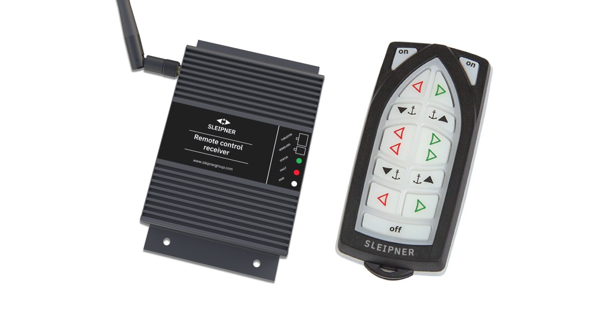Remote control kit for dual thruster & dual windlass, 12/24V, EU