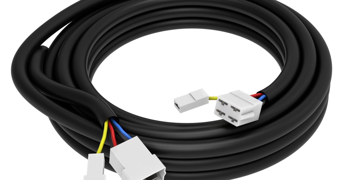 Control cable 5-lead for auto main switch, 18m - Sleipner Group