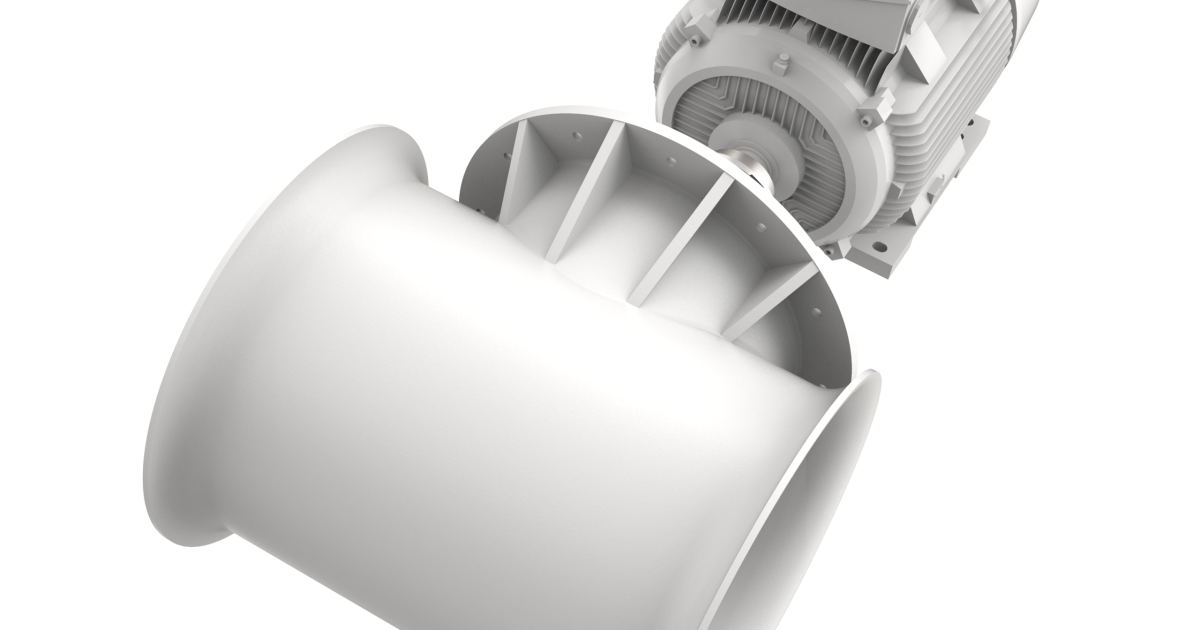 SAC1400 tunnel thruster Ø610mm 400V - Sleipner Group