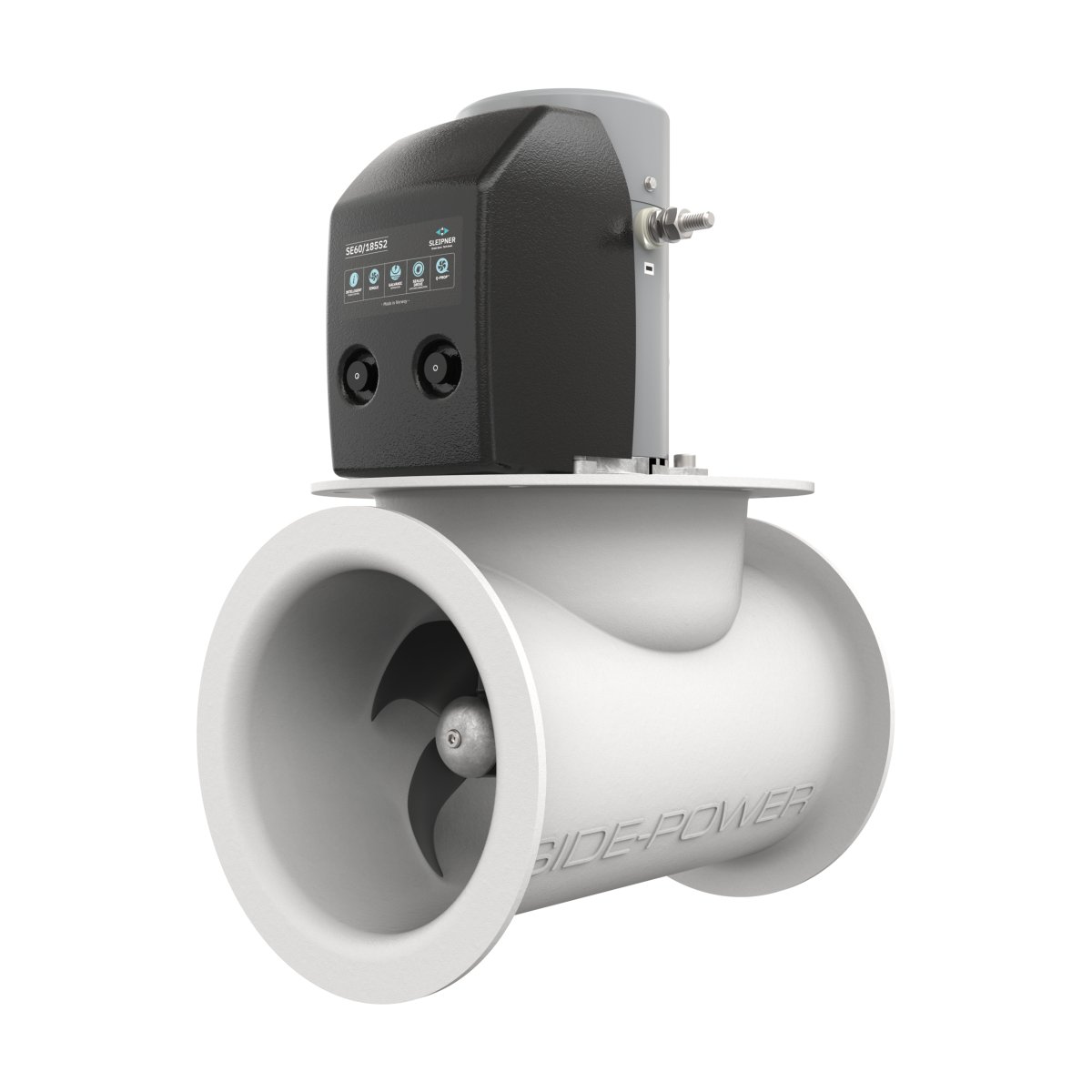 SE60 tunnel bow/stern thruster 12V - Sleipner Group