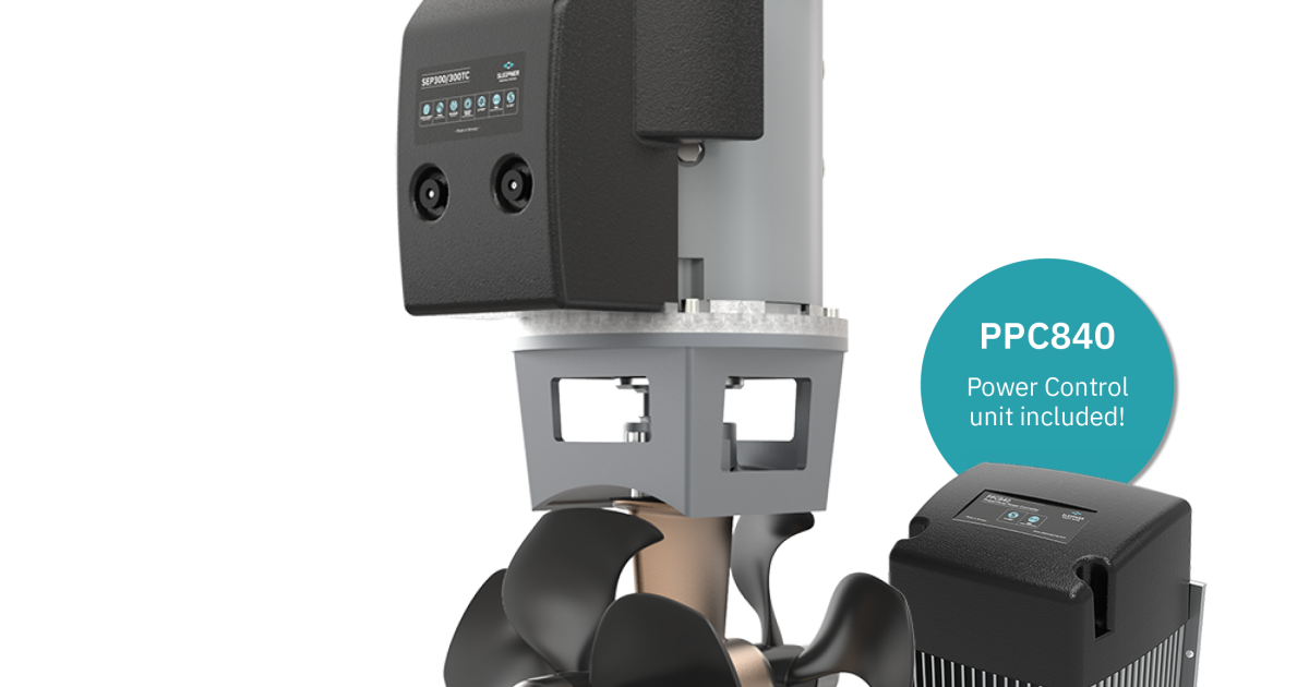 SEP300 PRO™ tunnel bow/stern thruster 48V - Sleipner Group