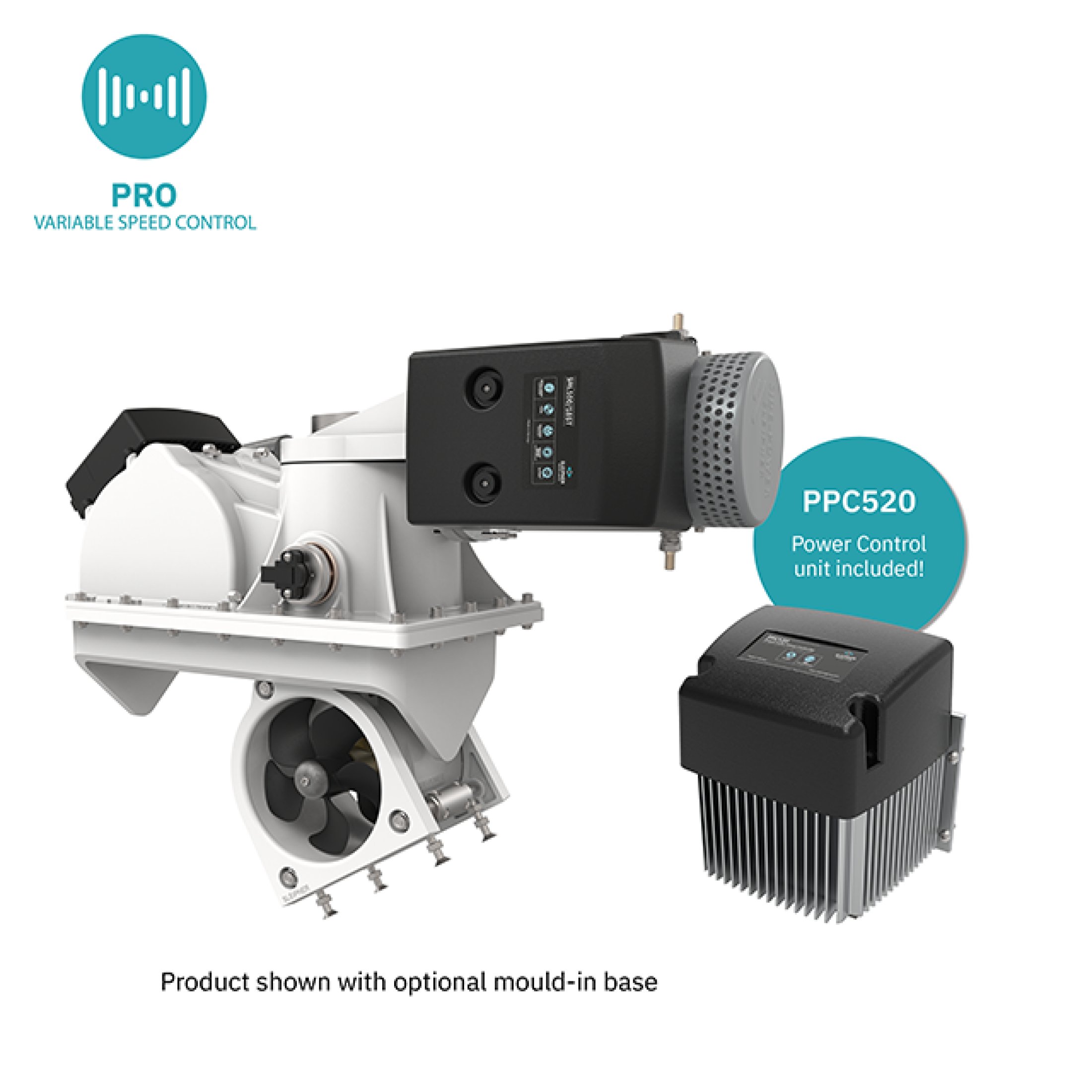 SRLP100 PRO™ retract bow/stern thruster 24V - Sleipner Group
