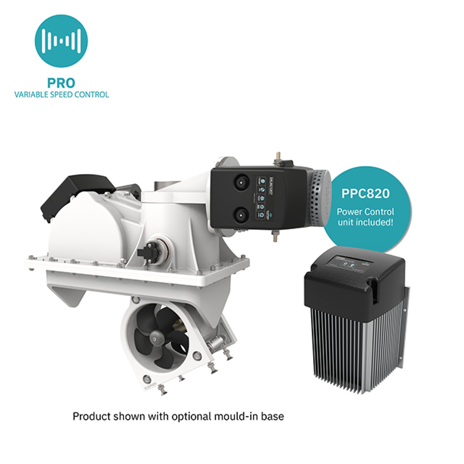 SRLP80 PRO™ retract bow/stern thruster 24V - Sleipner Group