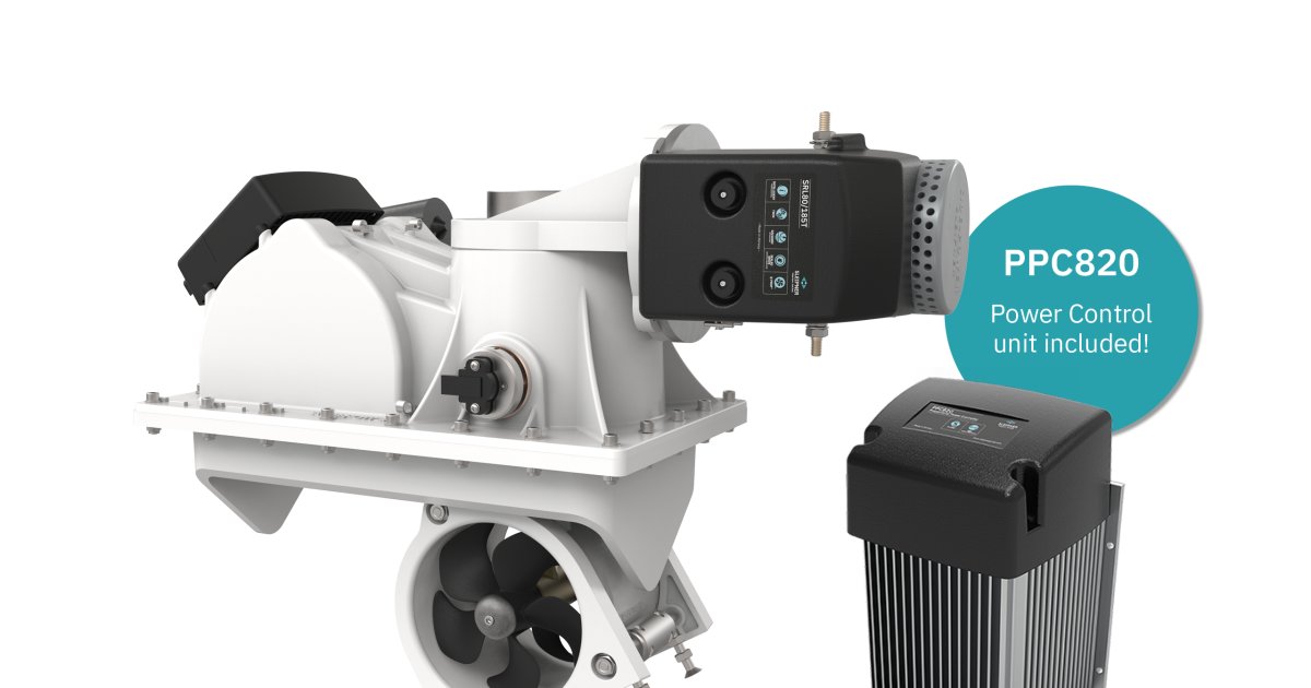 SRLP80 PRO™ retract bow/stern thruster 24V - Sleipner Group