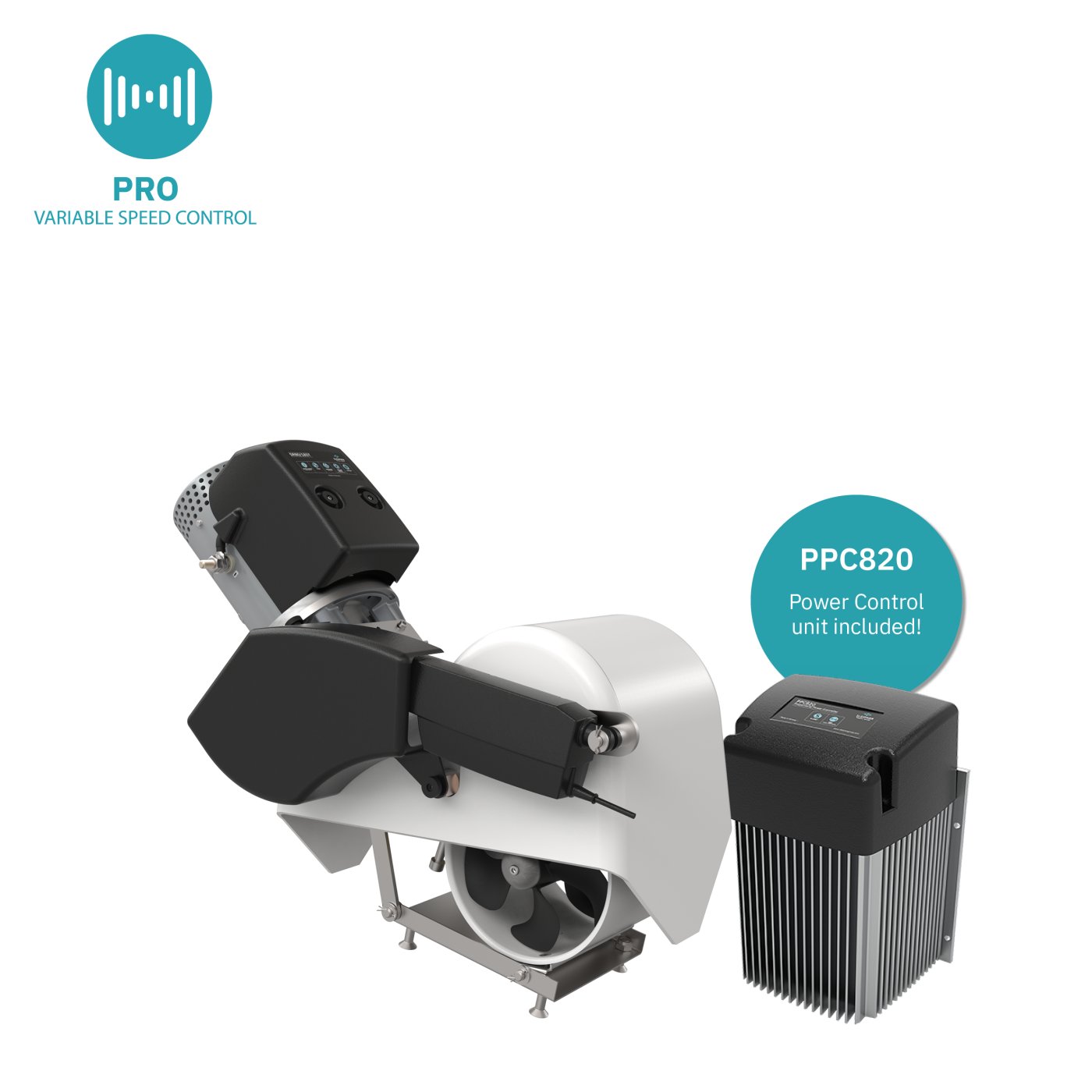 SRP80 PRO™ retract bow/stern thruster 24V - Sleipner Group