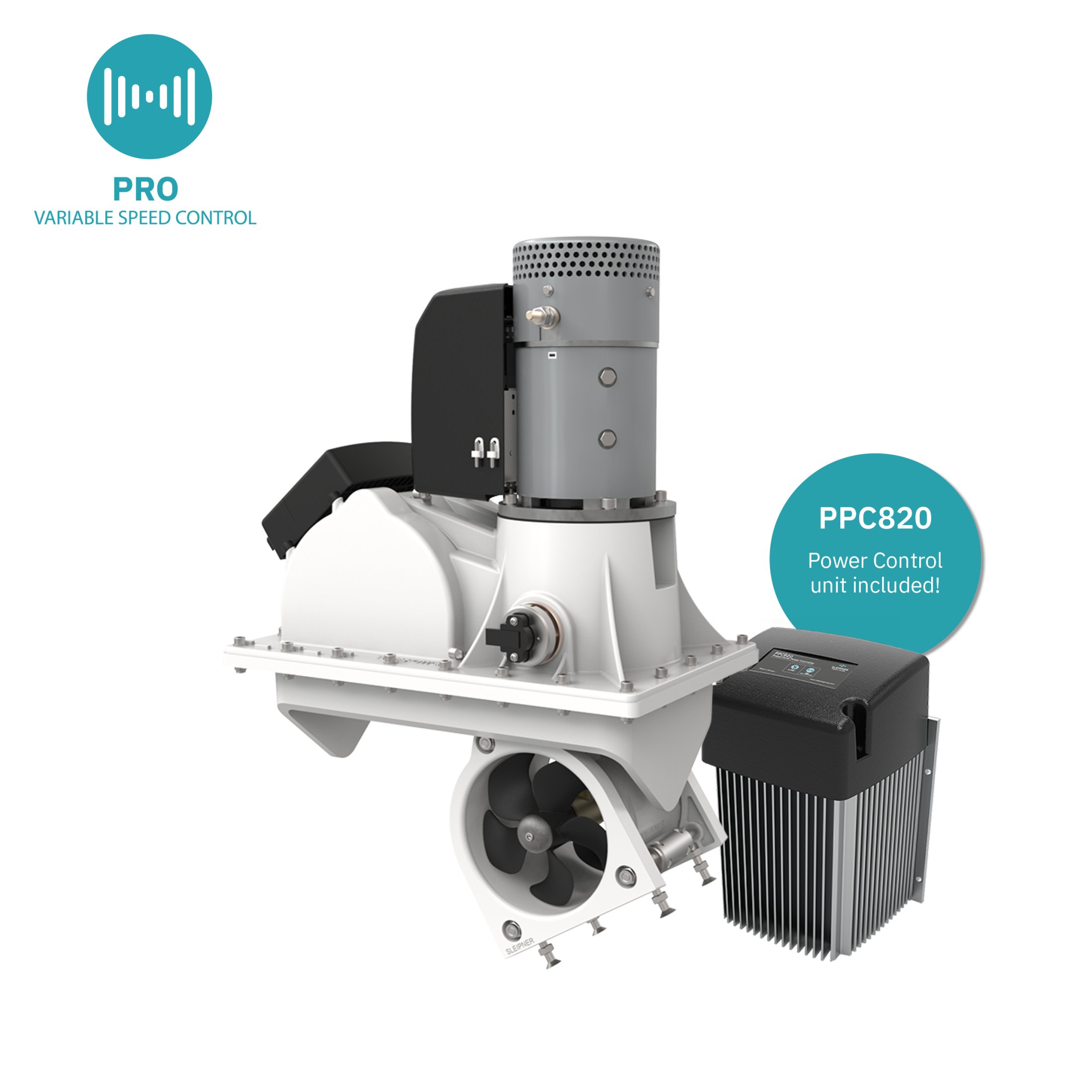 SRVP100 PRO™ retract bow/stern thruster 12V - Sleipner Group