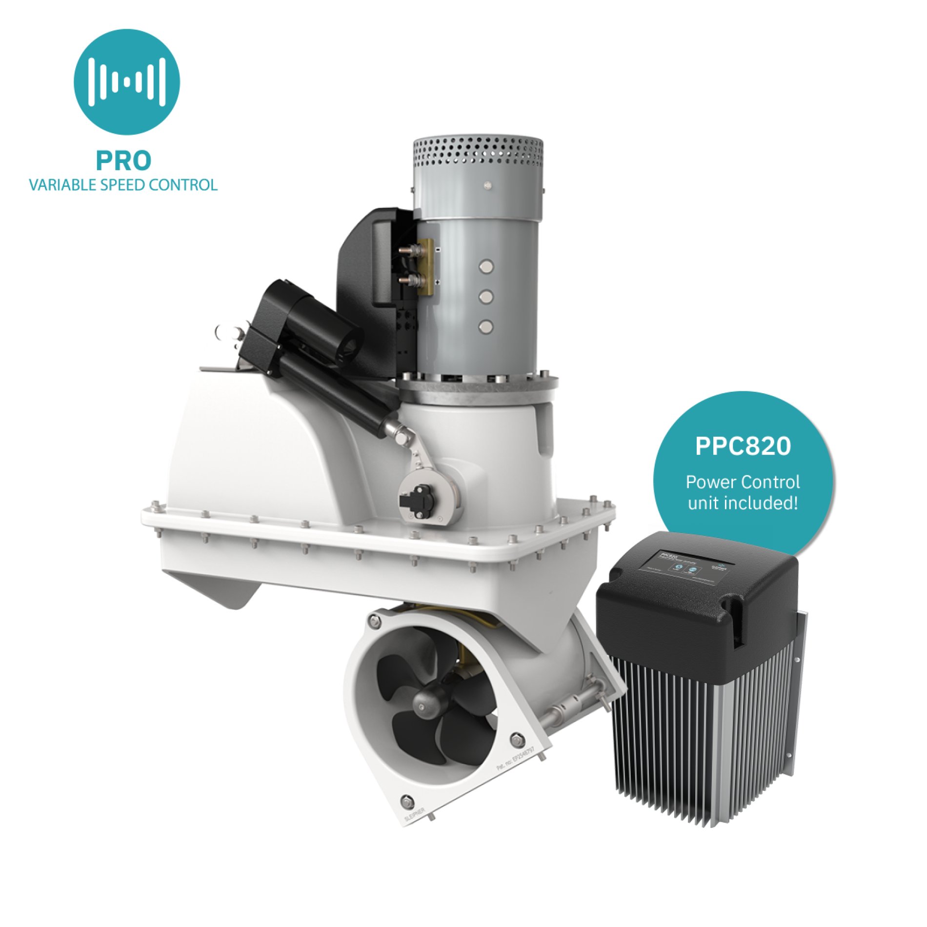 SRVP210 PRO™ retract bow/stern thruster 24V - Sleipner Group