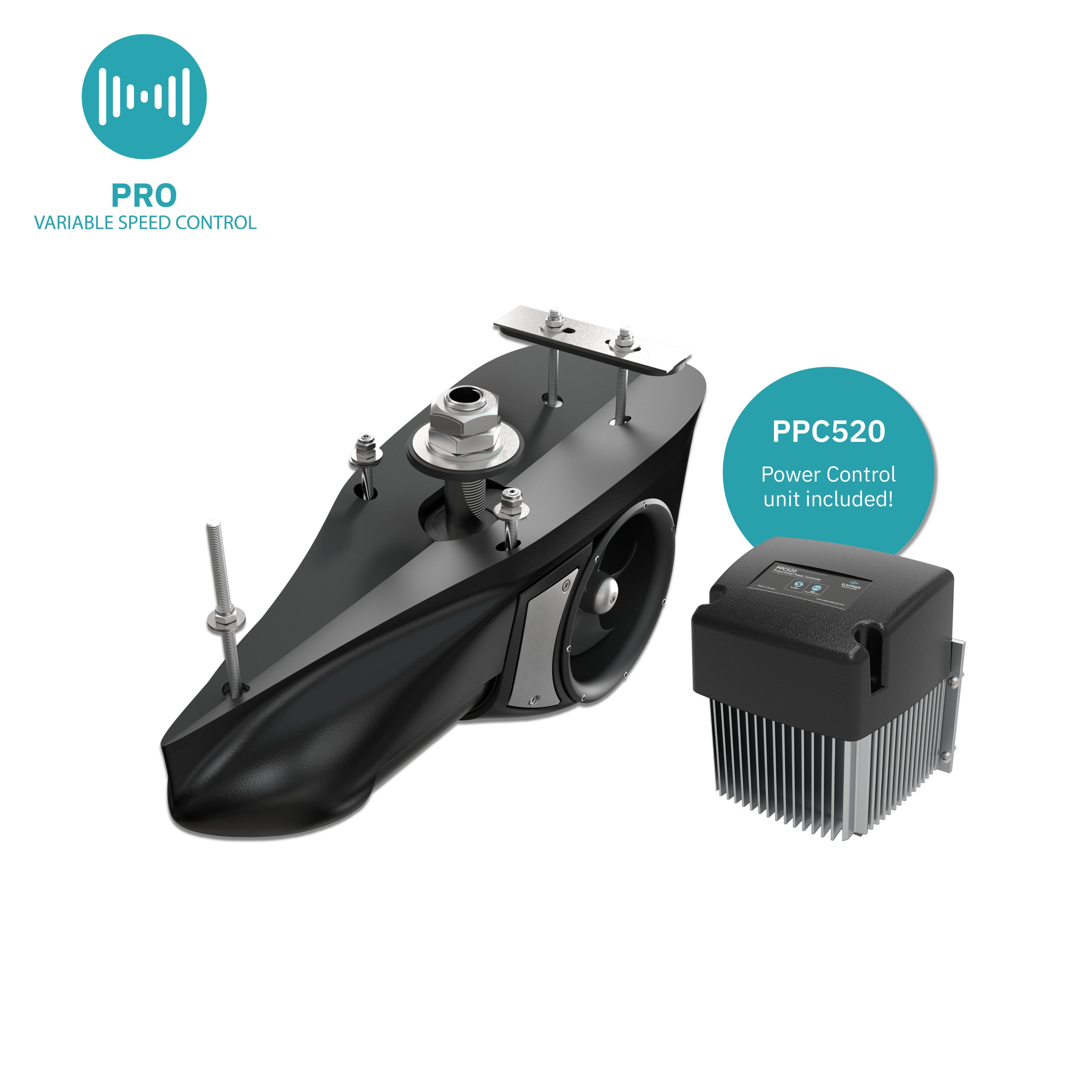 SXP50 PRO External bow/stern pod thruster 12V w/controller unit ...