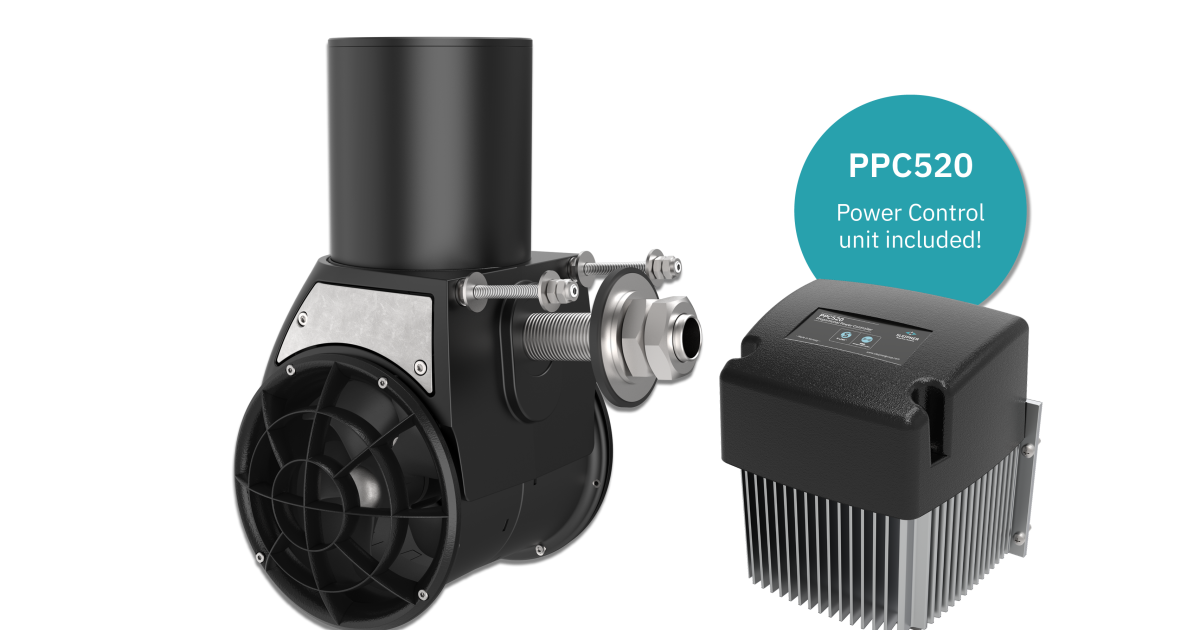 SXP50 PRO External stern thruster 12V w/controller unit - Sleipner Group