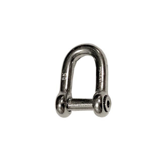 D-shackle, 8mm - Sleipner Group
