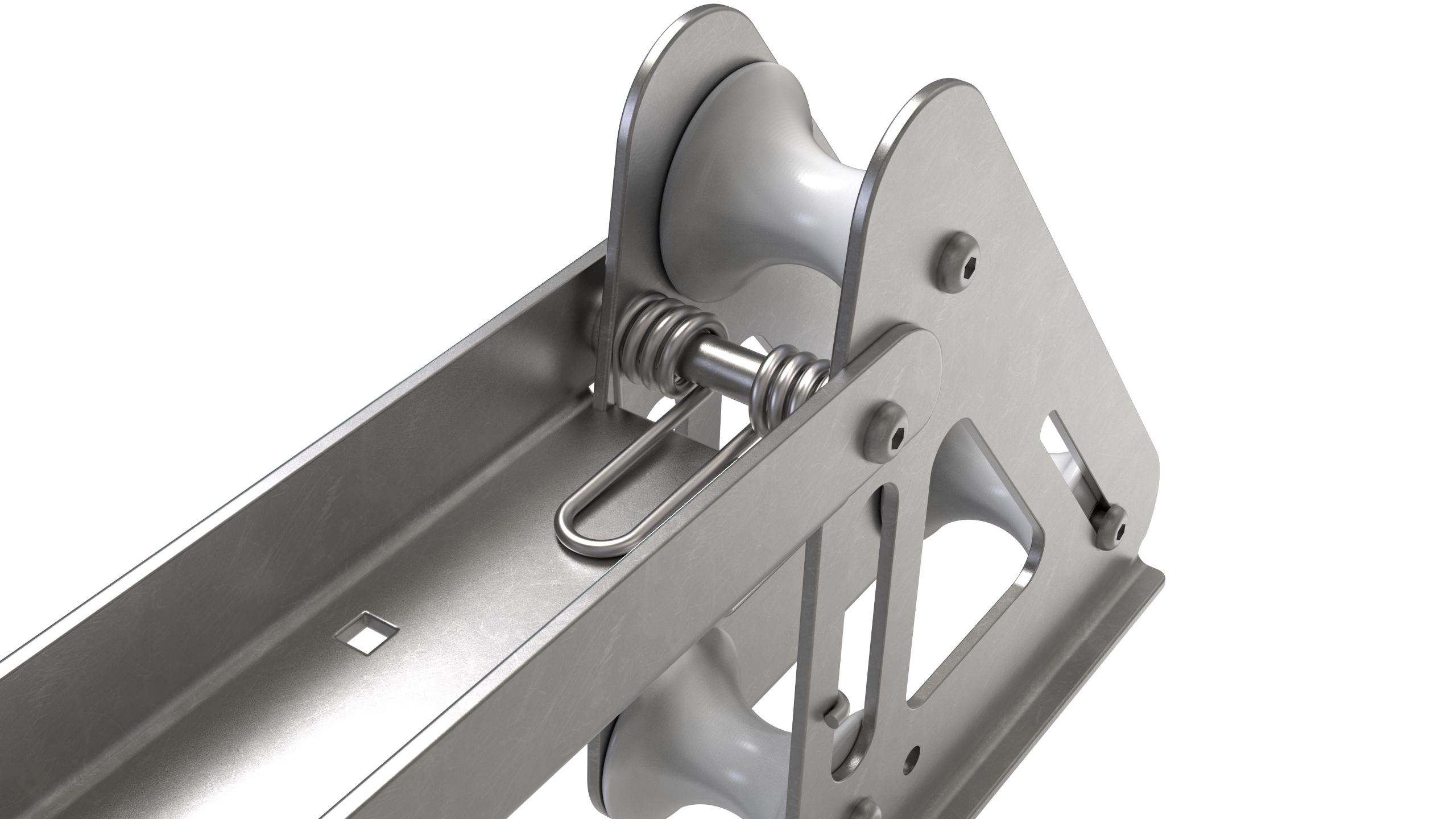 Spring for pivoting anchor roller - Sleipner Group