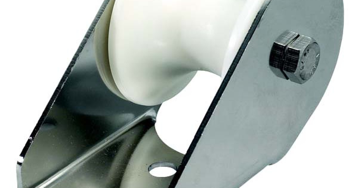 Anchor roller, compact 45 degrees